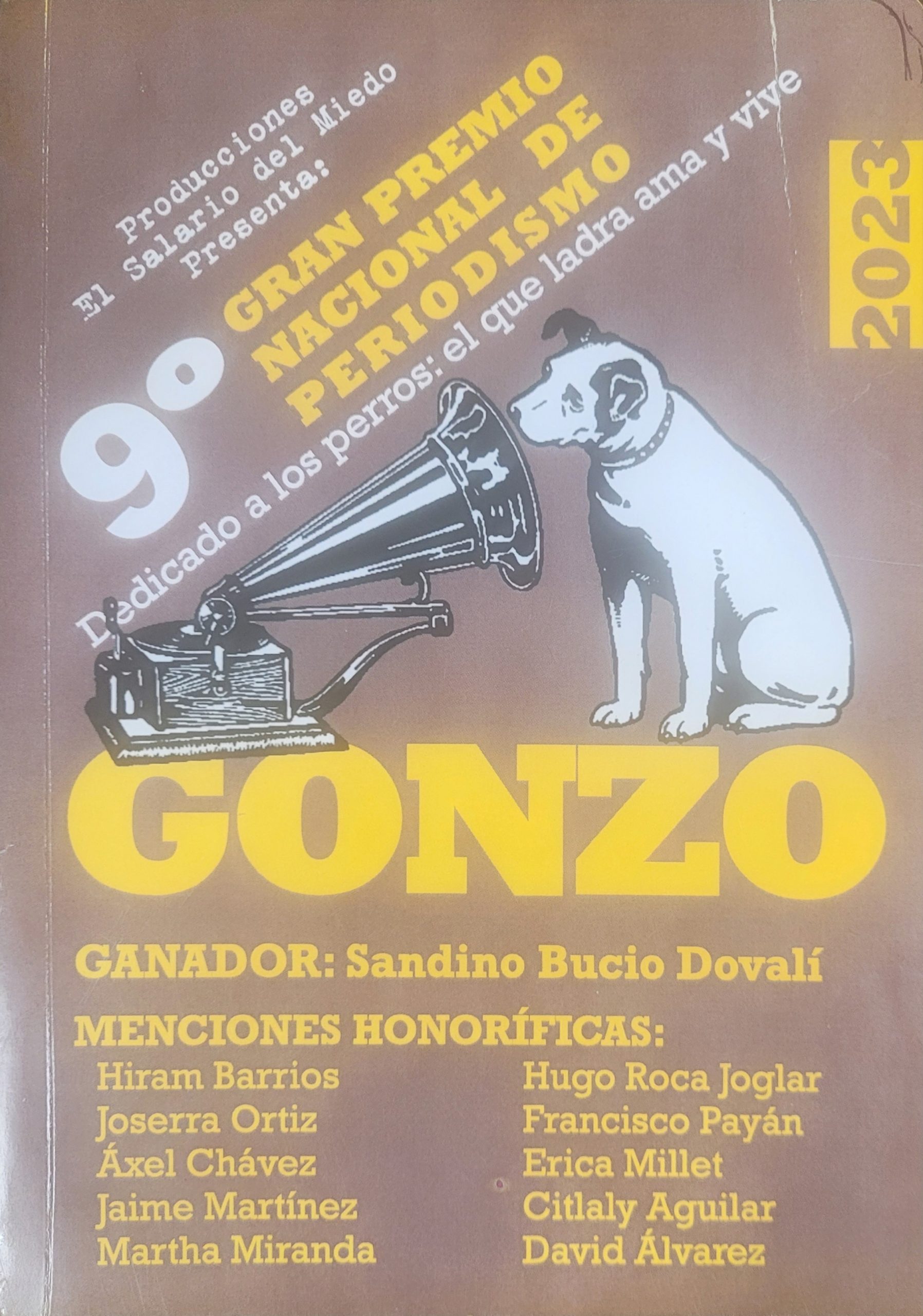 9° Gran Premio Nacional de Periodismo Gonzo (2023) – Editorial ...